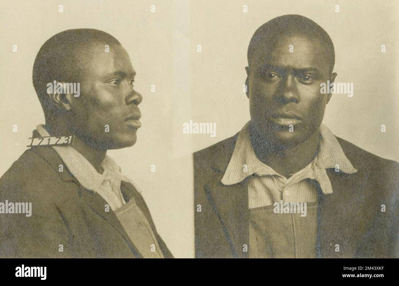 Photograph of Will Jones. Bureau of Prisons, Inmate case files Stock ...