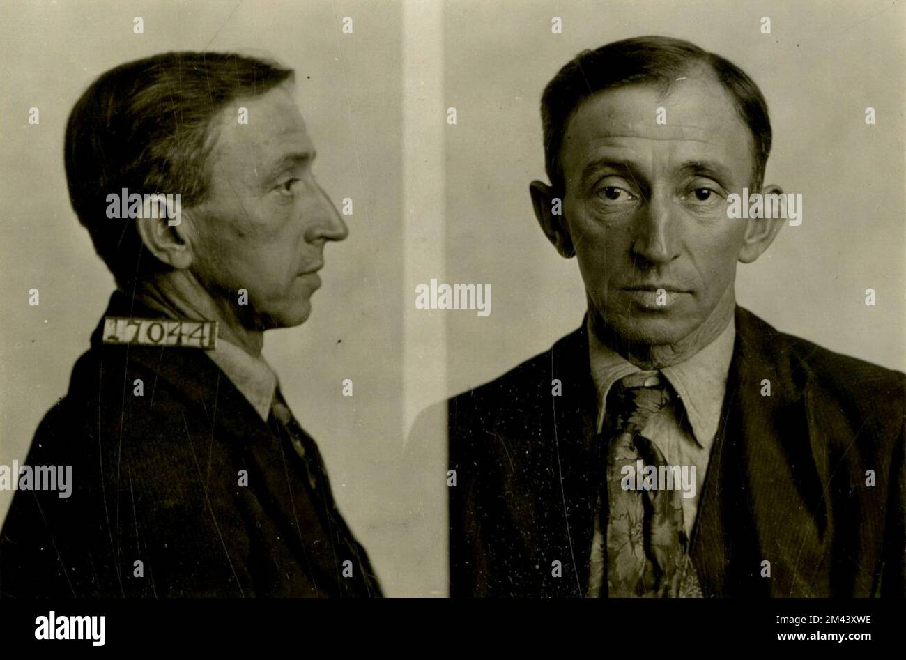 Photograph of John Smith. Bureau of Prisons, Inmate case files Stock ...