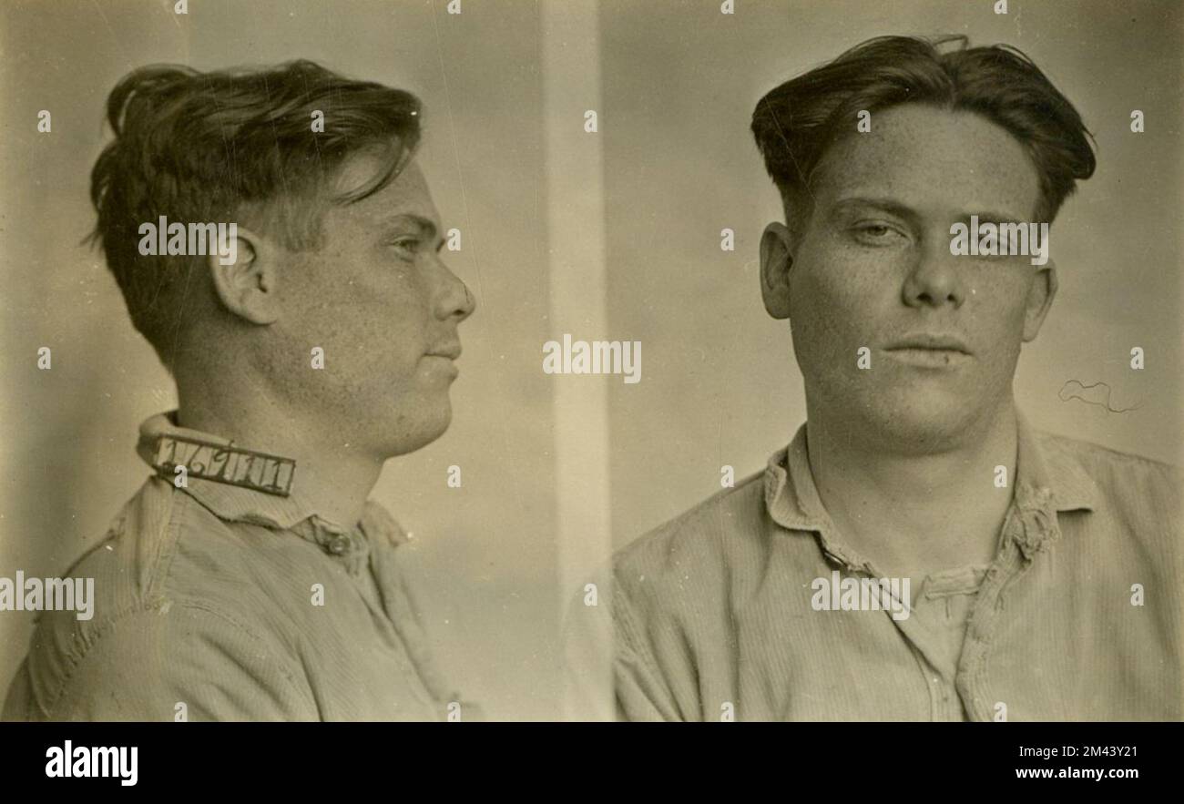 Photograph of George Leander. Bureau of Prisons, Inmate case files ...