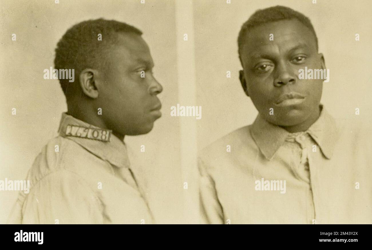 Photograph of Arthur Jones. Bureau of Prisons, Inmate case files Stock ...