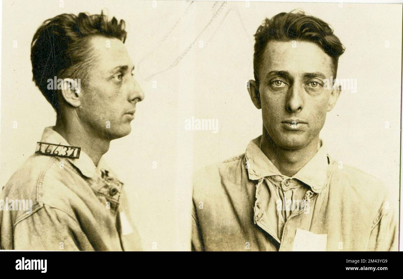 Photograph of John Brewer. Bureau of Prisons, Inmate case files Stock ...