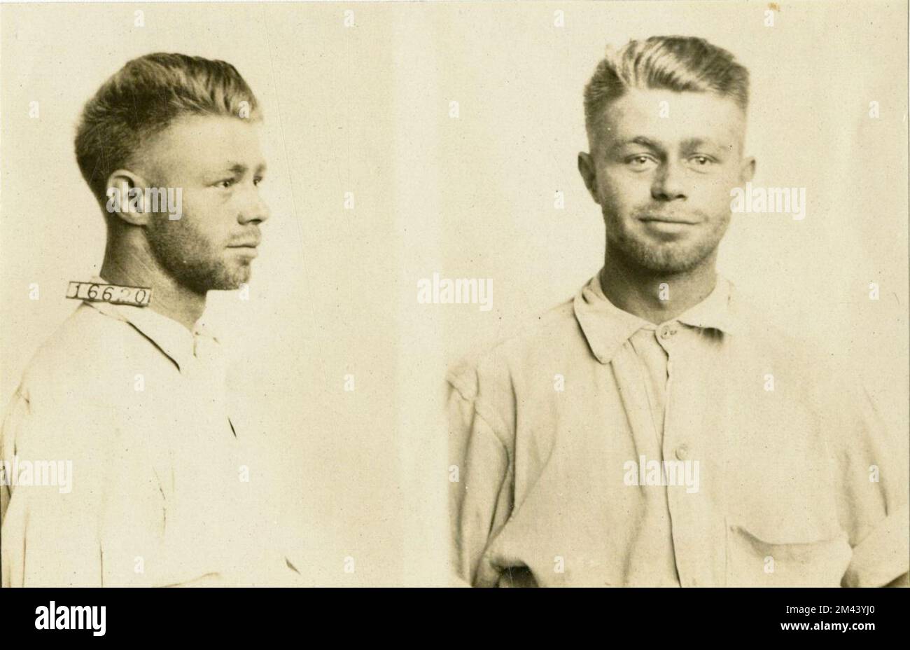 Photograph of Oliver F. Stewart. Bureau of Prisons, Inmate case files ...