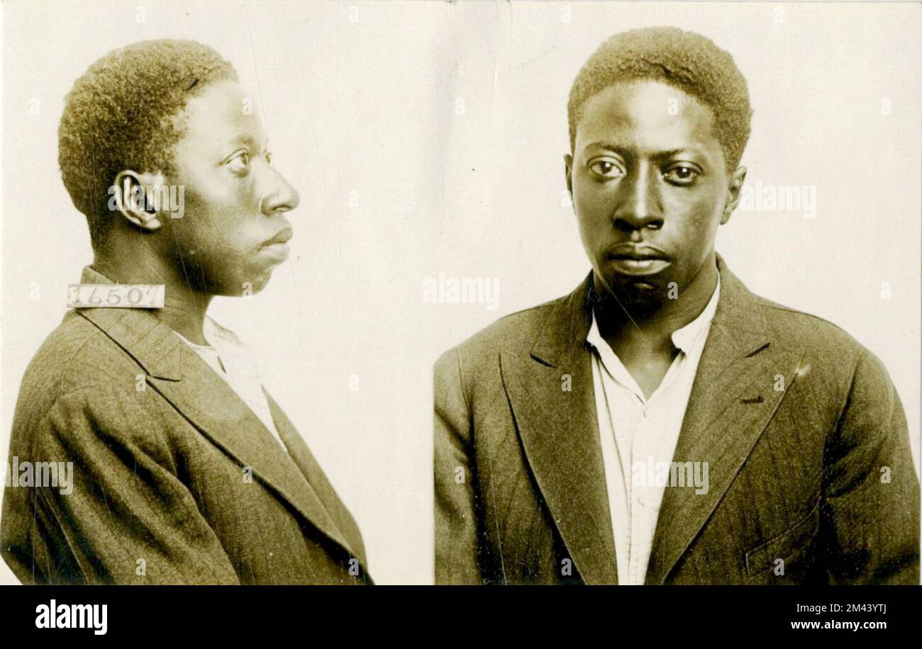 Photograph of Alfred Howard. Bureau of Prisons, Inmate case files Stock ...