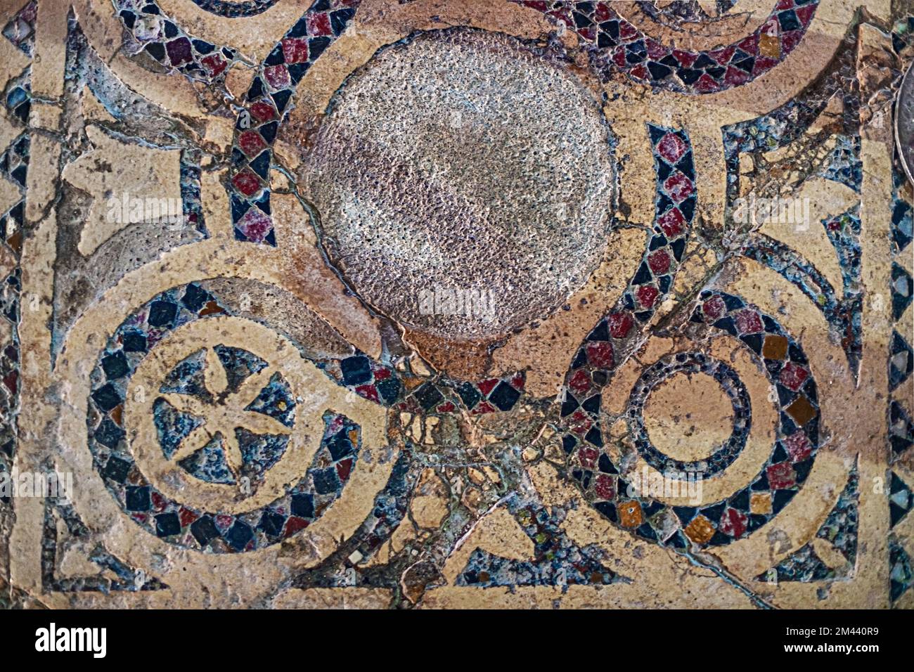 Byzantine mosaics on the floor of St. Nicholas Church Demre, Turkey ...
