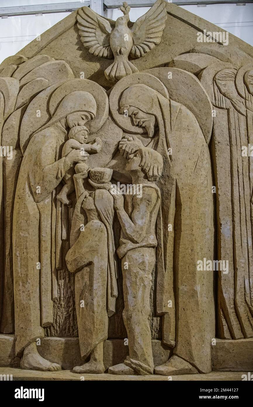 Sand sculpture of jesus christ hi-res stock photography and images - Alamy