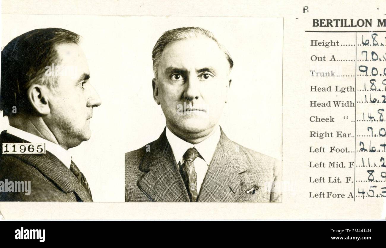 Photograph of Edward H. Jens. Bureau of Prisons, Inmate case files ...