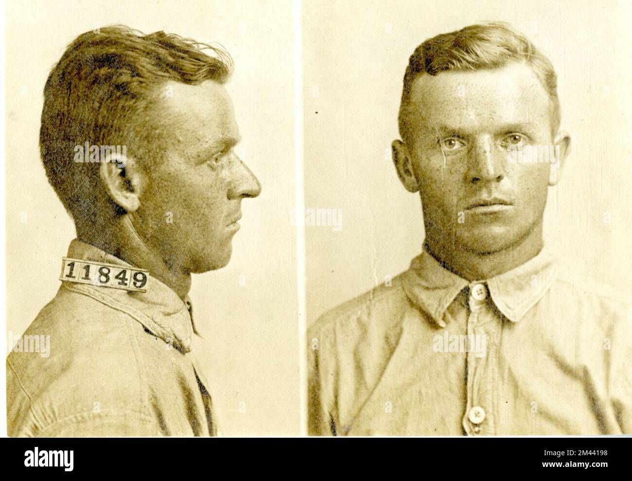 Photograph of Joe Burkay. Bureau of Prisons, Inmate case files Stock ...