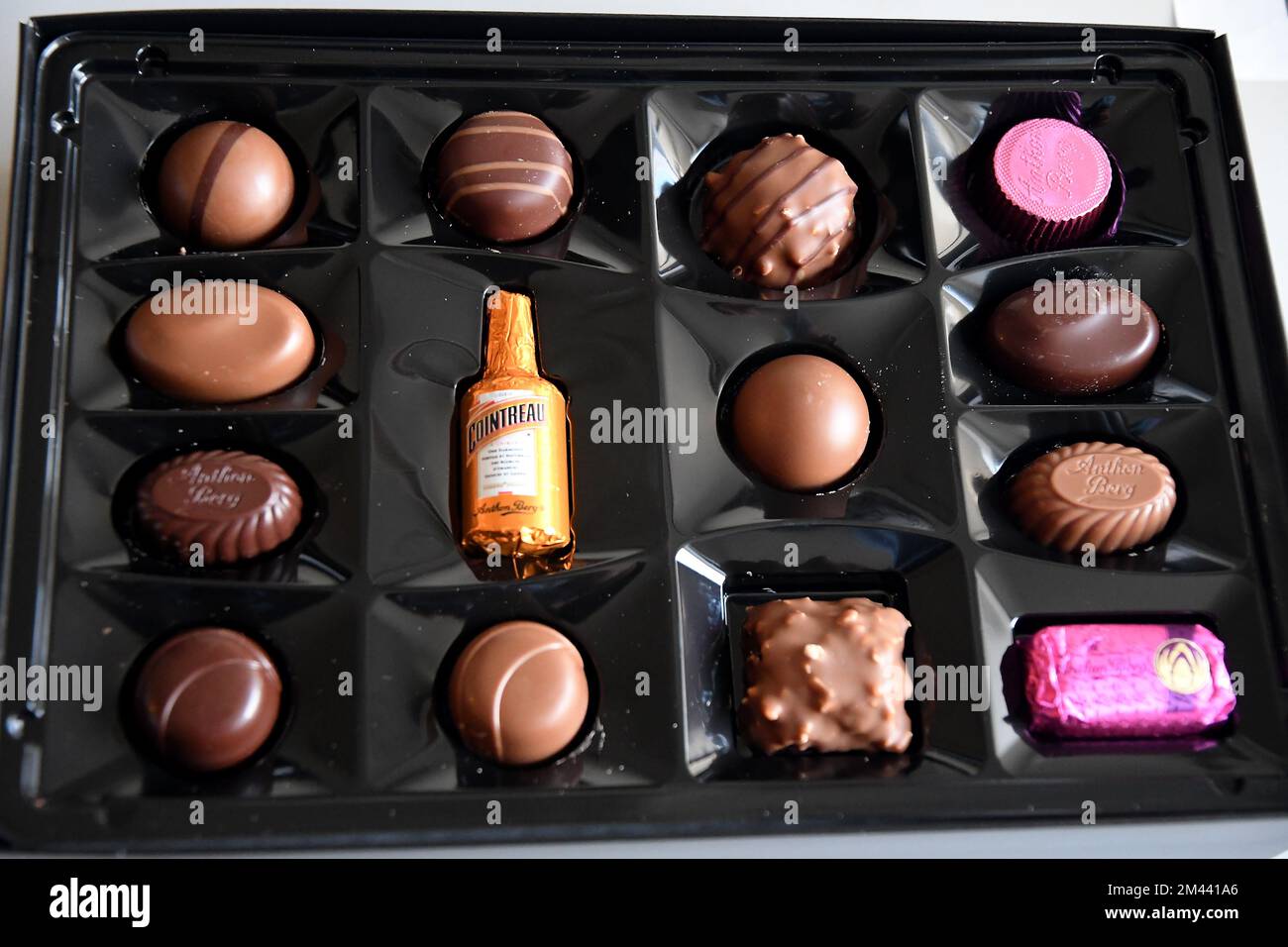 Copenhagen/Denmark/18 December 2022/Anthon Berg chocolates and bar in ...