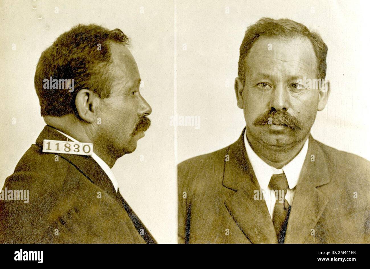 Photograph of Max Y. Faier. Bureau of Prisons, Inmate case files Stock ...