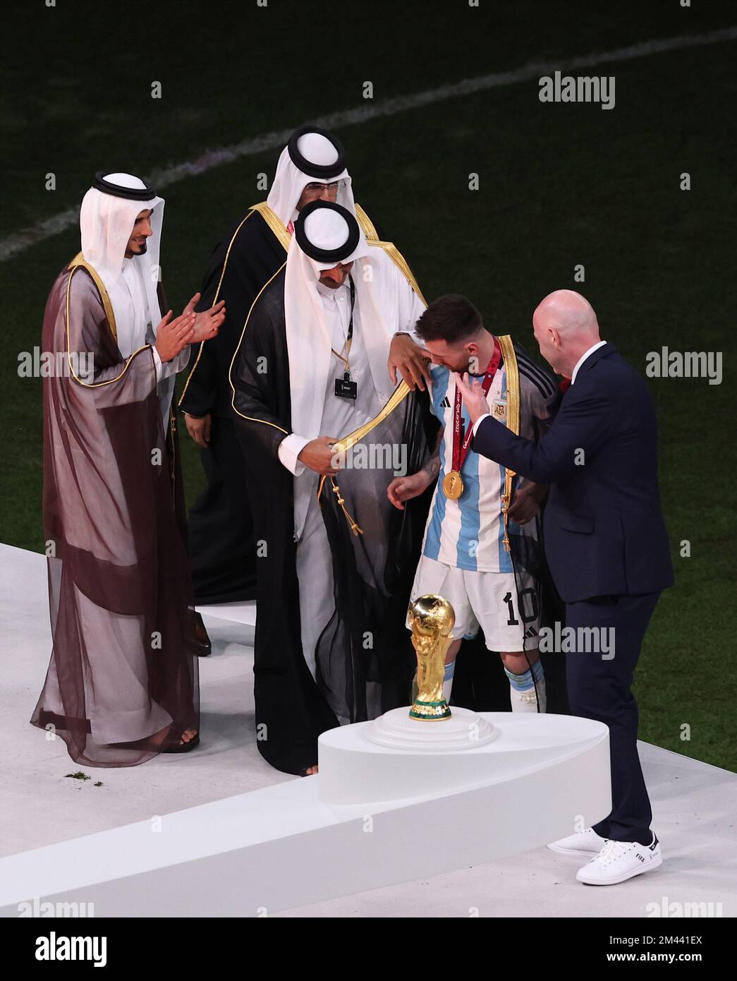 Lionel messi robe emir of qatar hi-res stock photography and images - Alamy