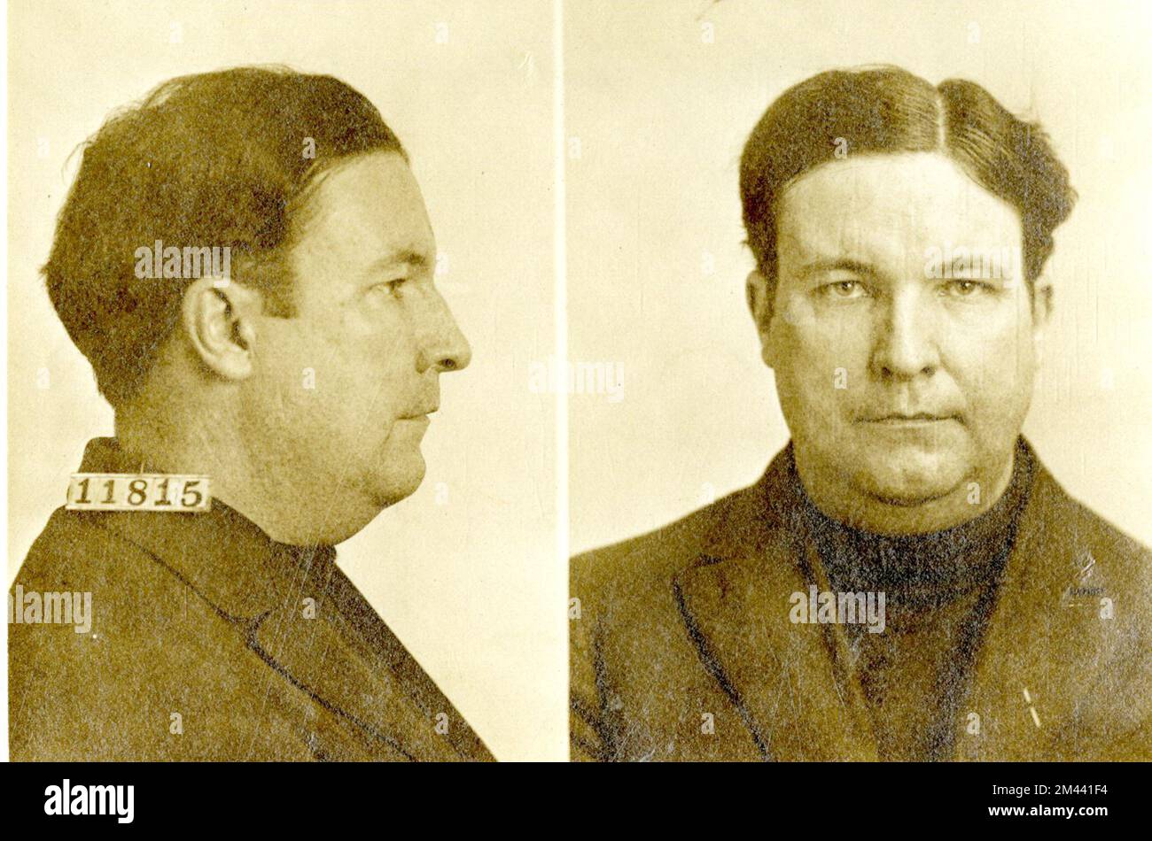 Photograph of William Stack. Bureau of Prisons, Inmate case files Stock ...