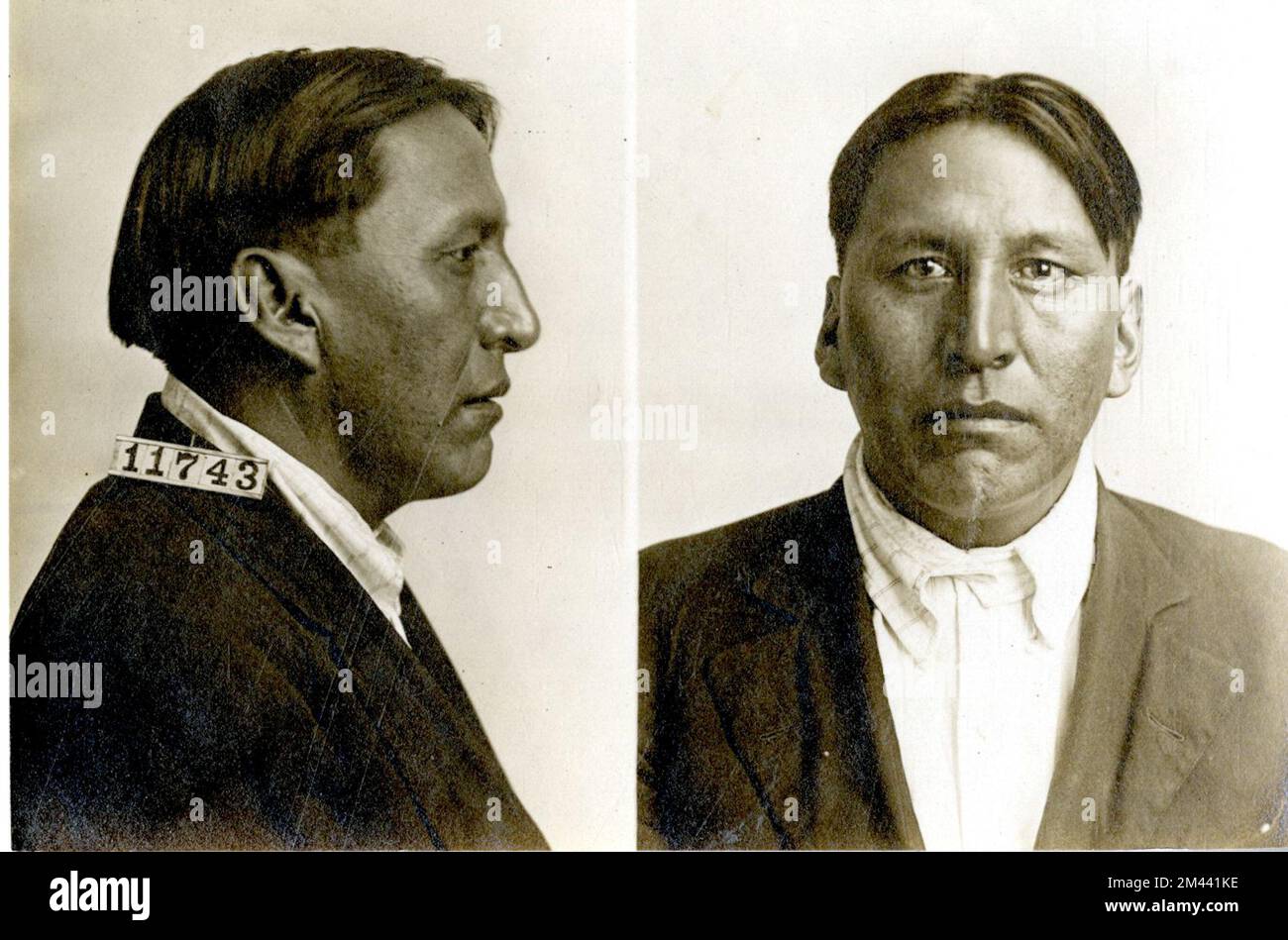 Photograph of William Black Bear. Bureau of Prisons, Inmate case files ...