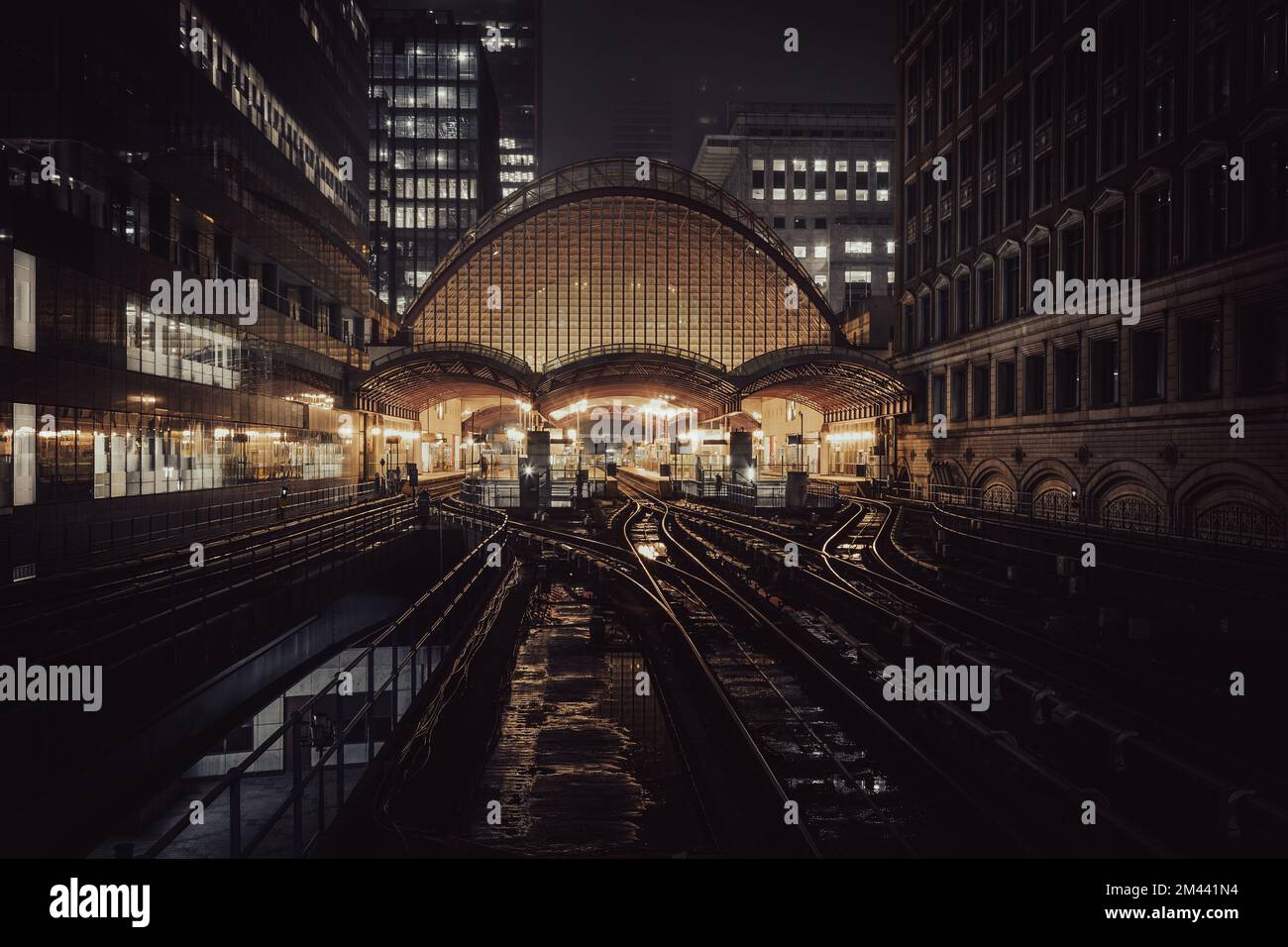 Empty Train Station, London Stock Photo - Alamy
