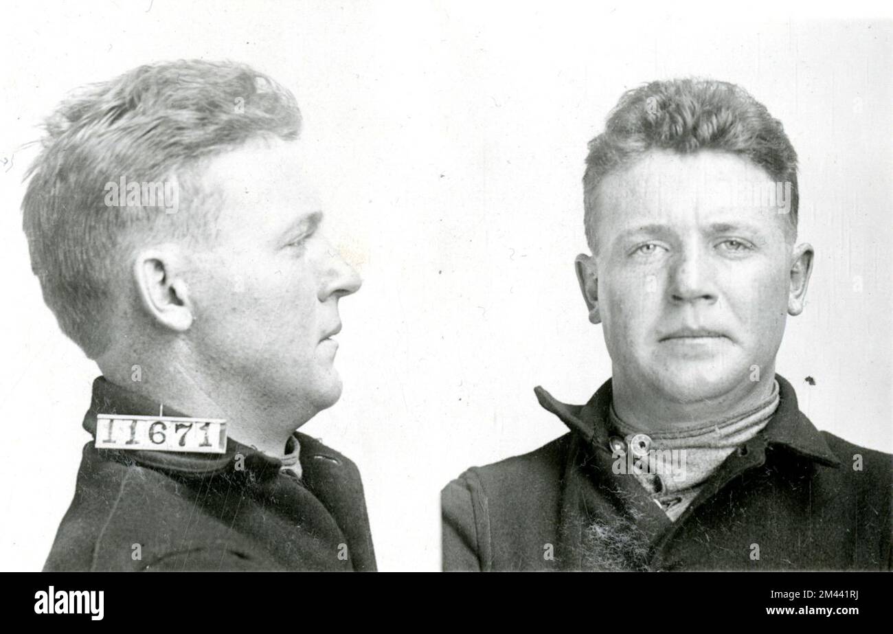 Photograph of William Saul. Bureau of Prisons, Inmate case files Stock ...