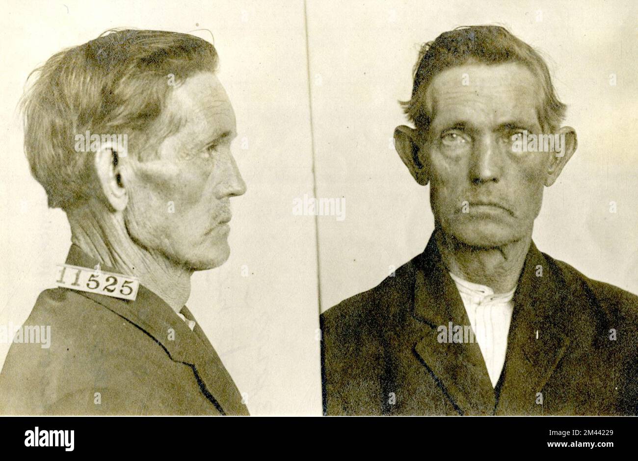 Photograph of W. F. Elliott. Bureau of Prisons, Inmate case files Stock ...