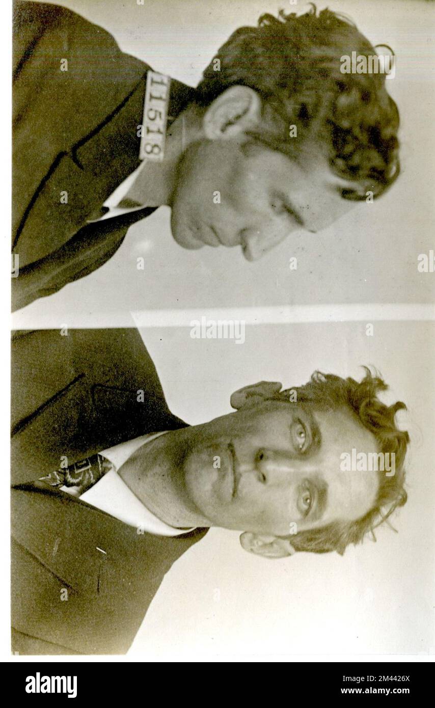 Photograph of R. A. Harris. Bureau of Prisons, Inmate case files Stock ...