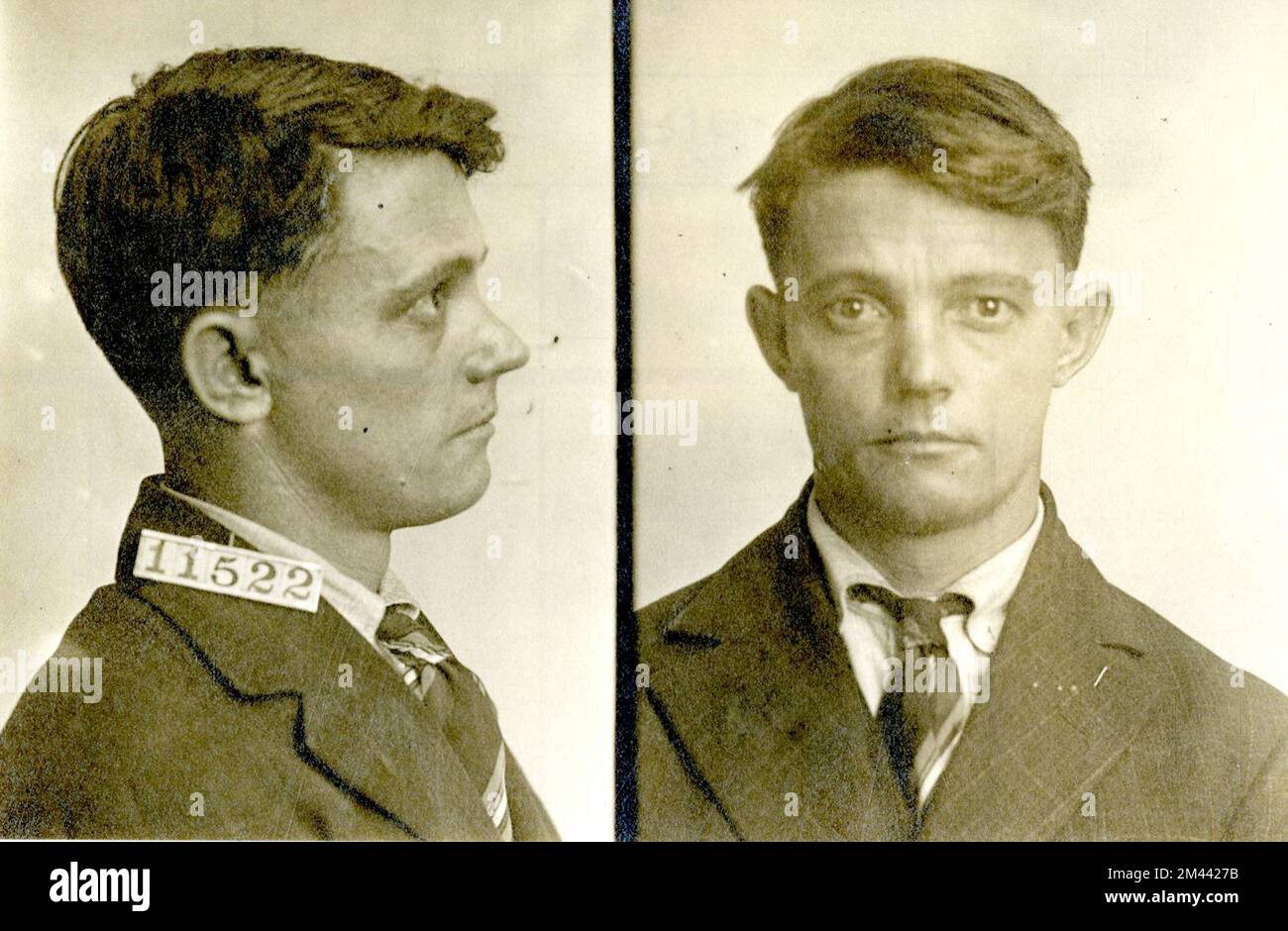 Photograph of Myron Larison. Bureau of Prisons, Inmate case files Stock ...