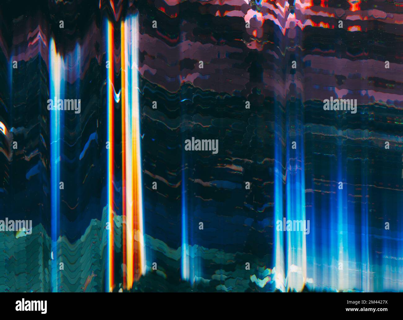 distorted screen signal error glitch lines Stock Photo - Alamy