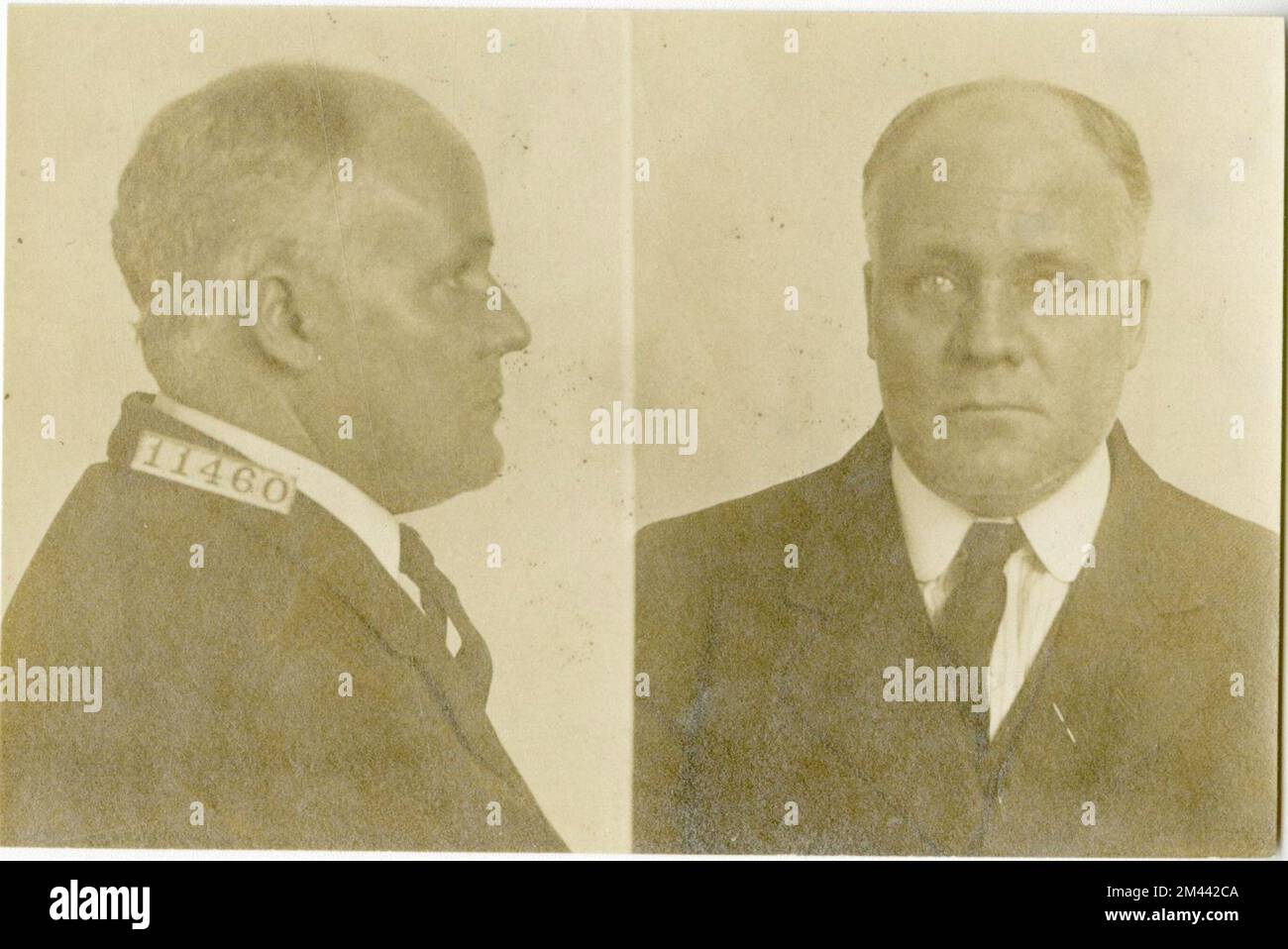 Photograph of Charles Warner. Bureau of Prisons, Inmate case files Stock Photo - Alamy