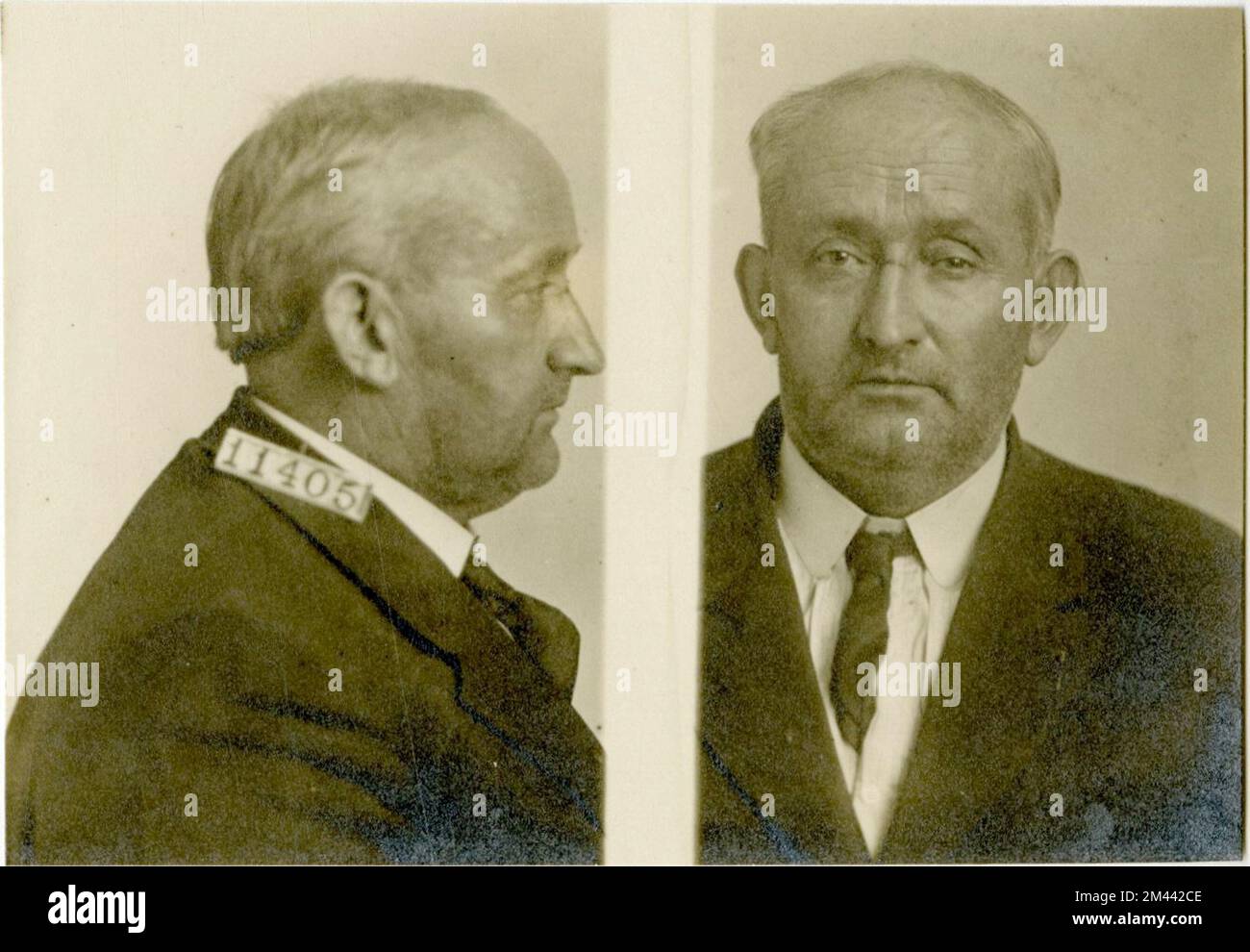 Photograph of Jim Russell. Bureau of Prisons, Inmate case files Stock ...