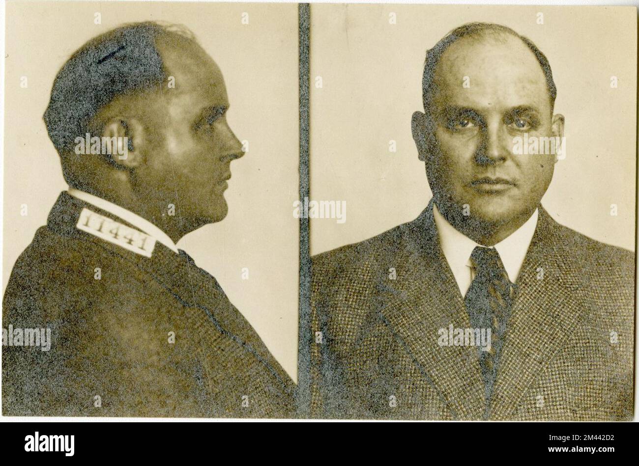 Photograph of Joseph May. Bureau of Prisons, Inmate case files Stock ...