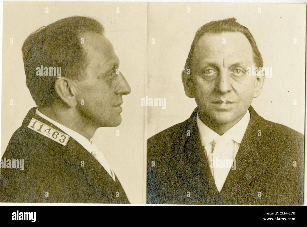 Photograph of Martin Muller. Bureau of Prisons, Inmate case files Stock ...