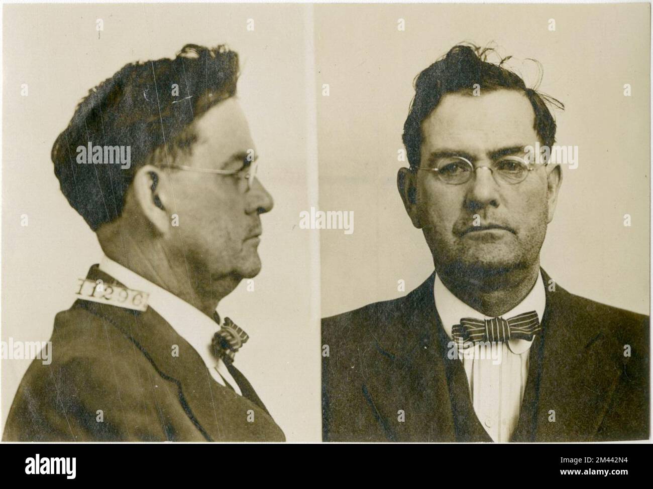 Photograph of George Watson. Bureau of Prisons, Inmate case files Stock ...