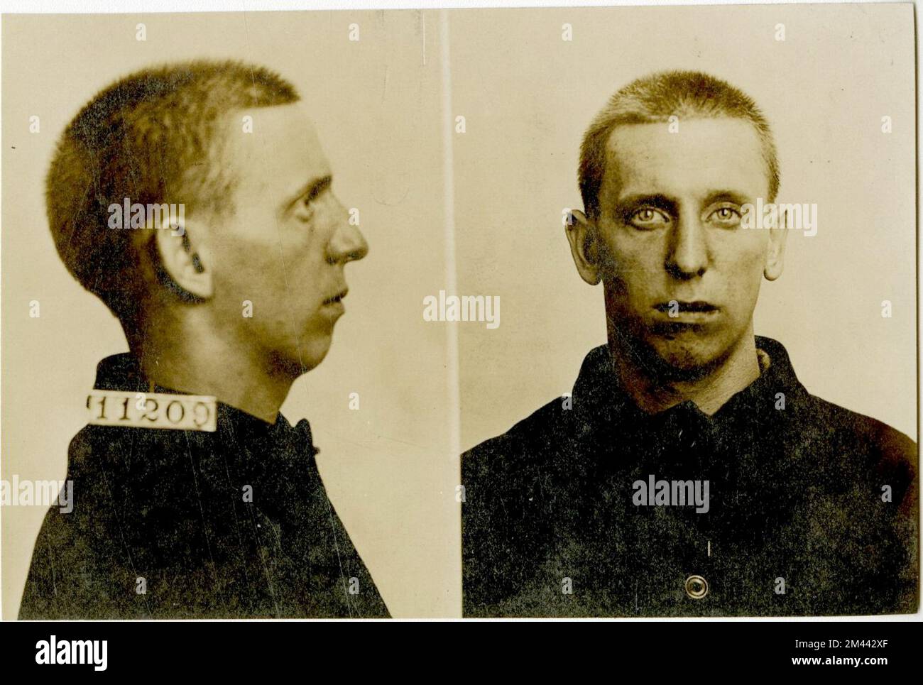 Photograph of George C. Auth. Bureau of Prisons, Inmate case files ...