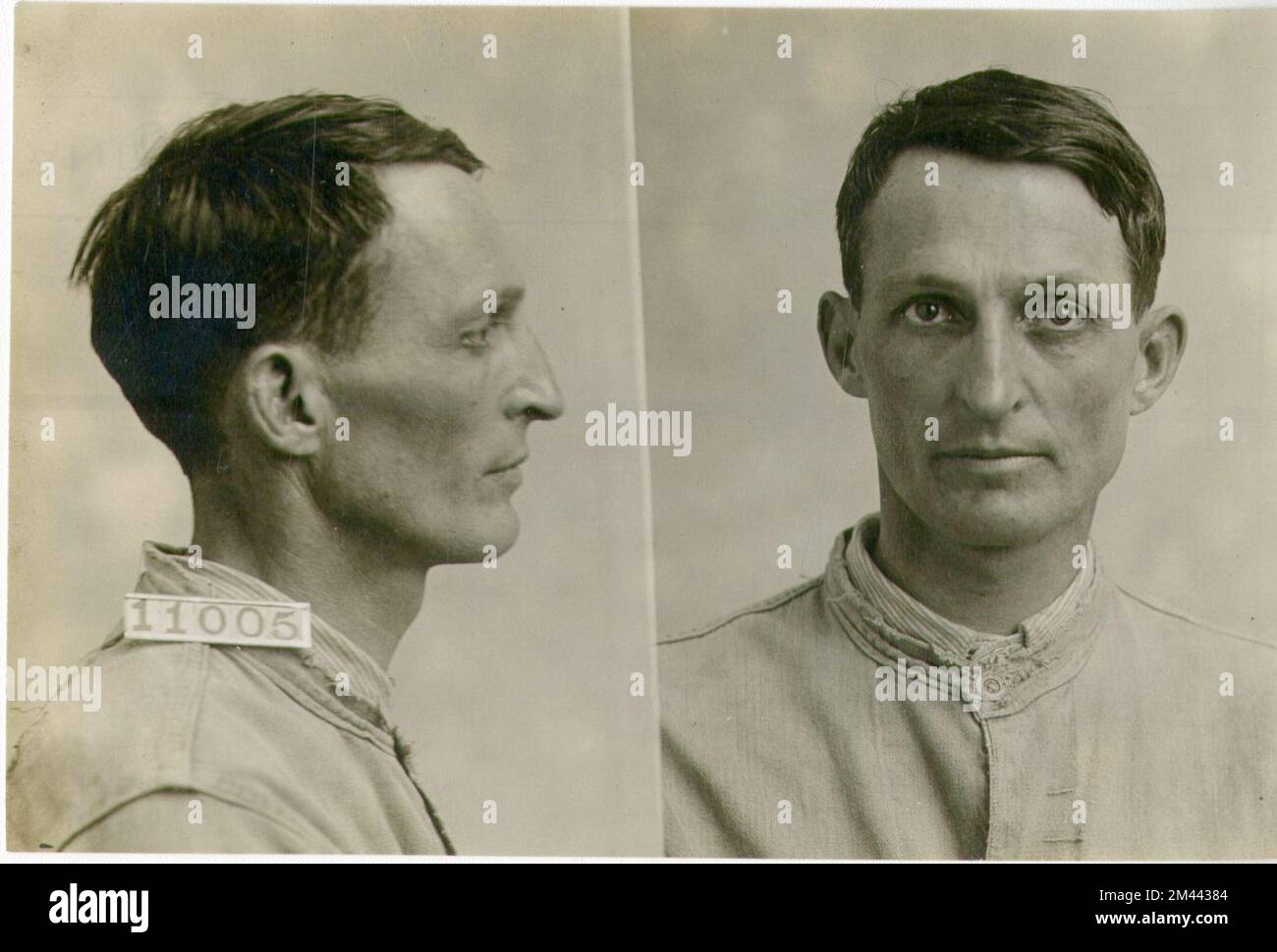 Photograph of Fred McIntyre. Bureau of Prisons, Inmate case files Stock ...