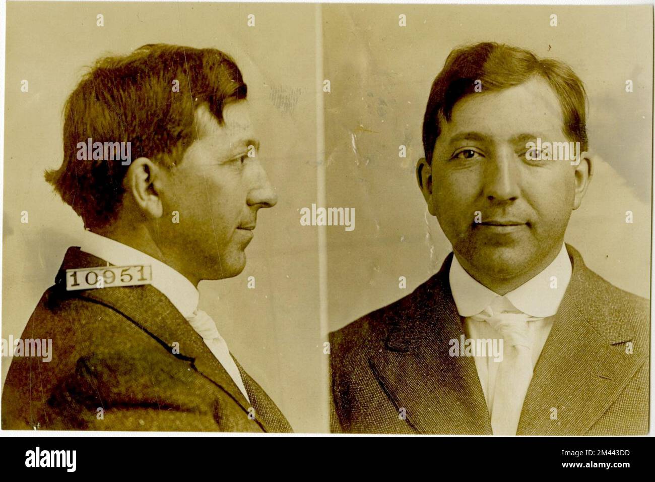 Photograph of E. E. Fabian. Bureau of Prisons, Inmate case files Stock ...