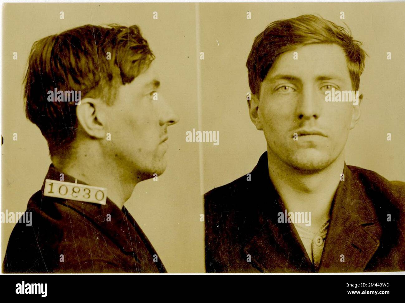 Photograph of Emil Huther. Bureau of Prisons, Inmate case files Stock ...