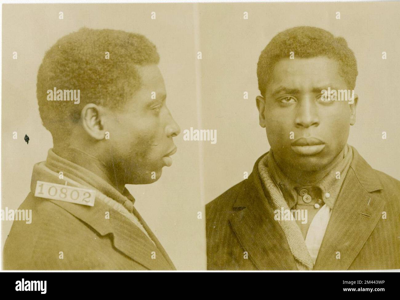 Photograph of Daniel Young. Bureau of Prisons, Inmate case files Stock ...