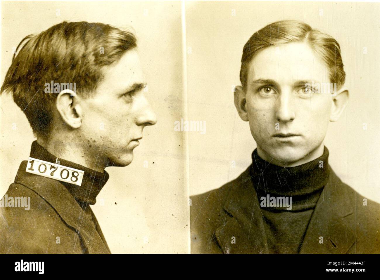 Photograph of Cecil Hosack. Bureau of Prisons, Inmate case files Stock ...