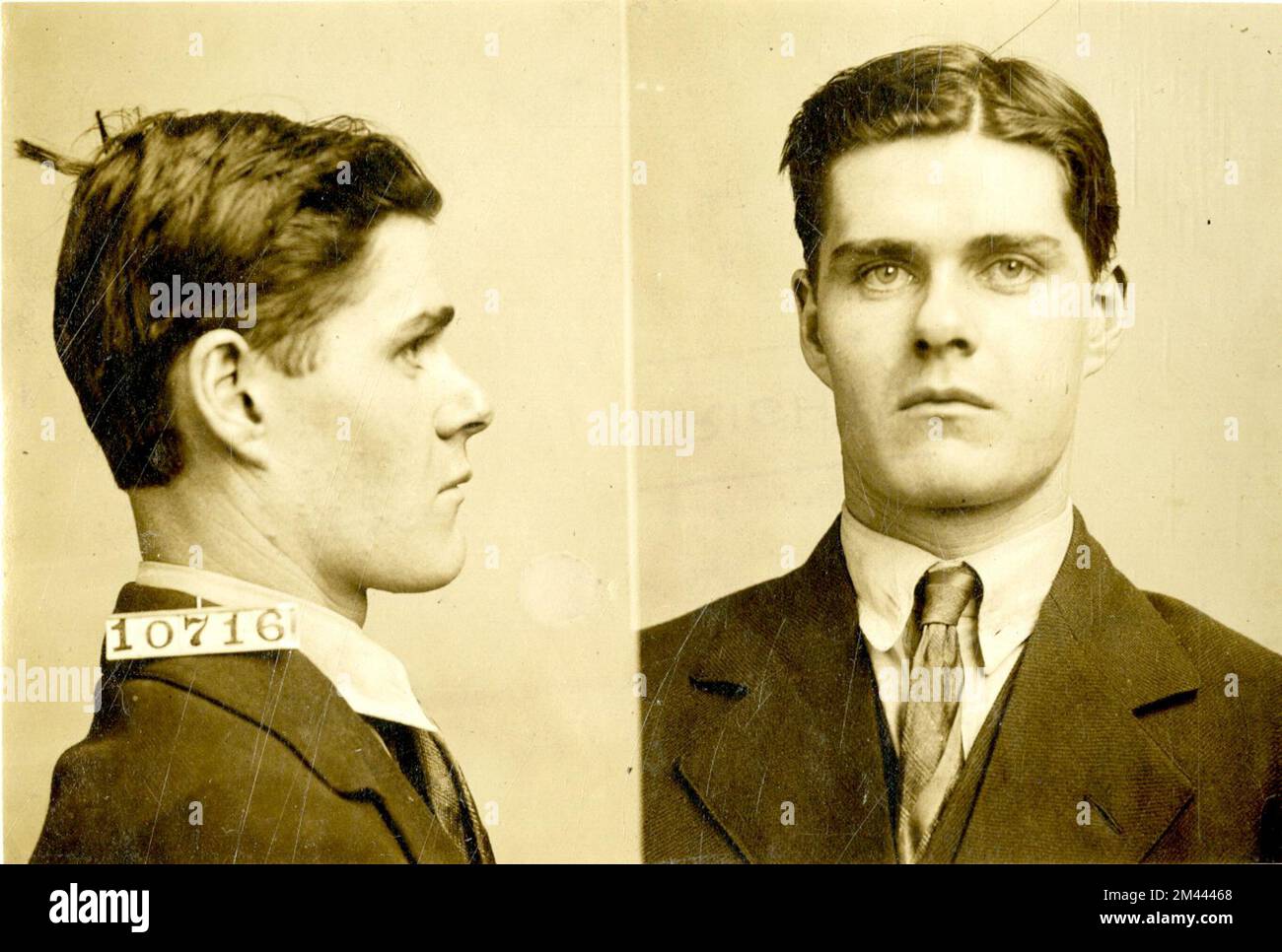 Photograph of Joseph Hyland. Bureau of Prisons, Inmate case files Stock ...