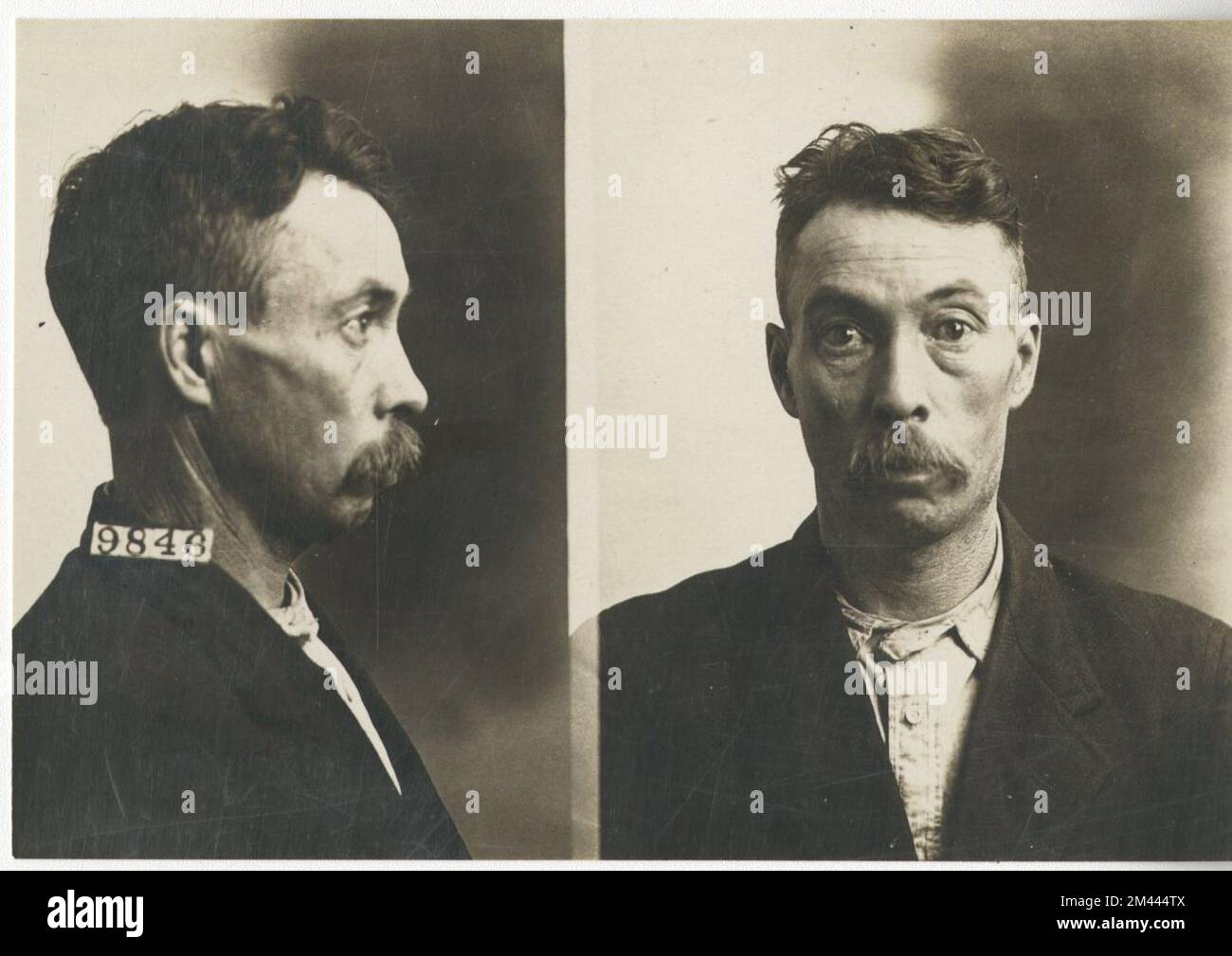Photograph of William Hall. Bureau of Prisons, Inmate case files Stock ...