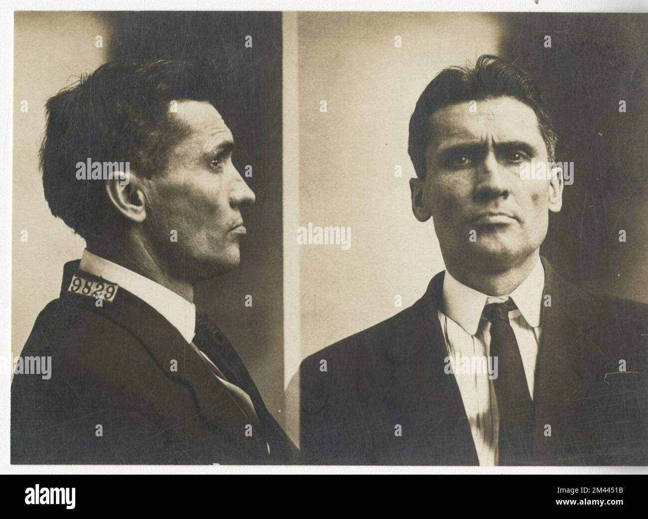 Photograph of J. J. Lyons. Bureau of Prisons, Inmate case files Stock ...