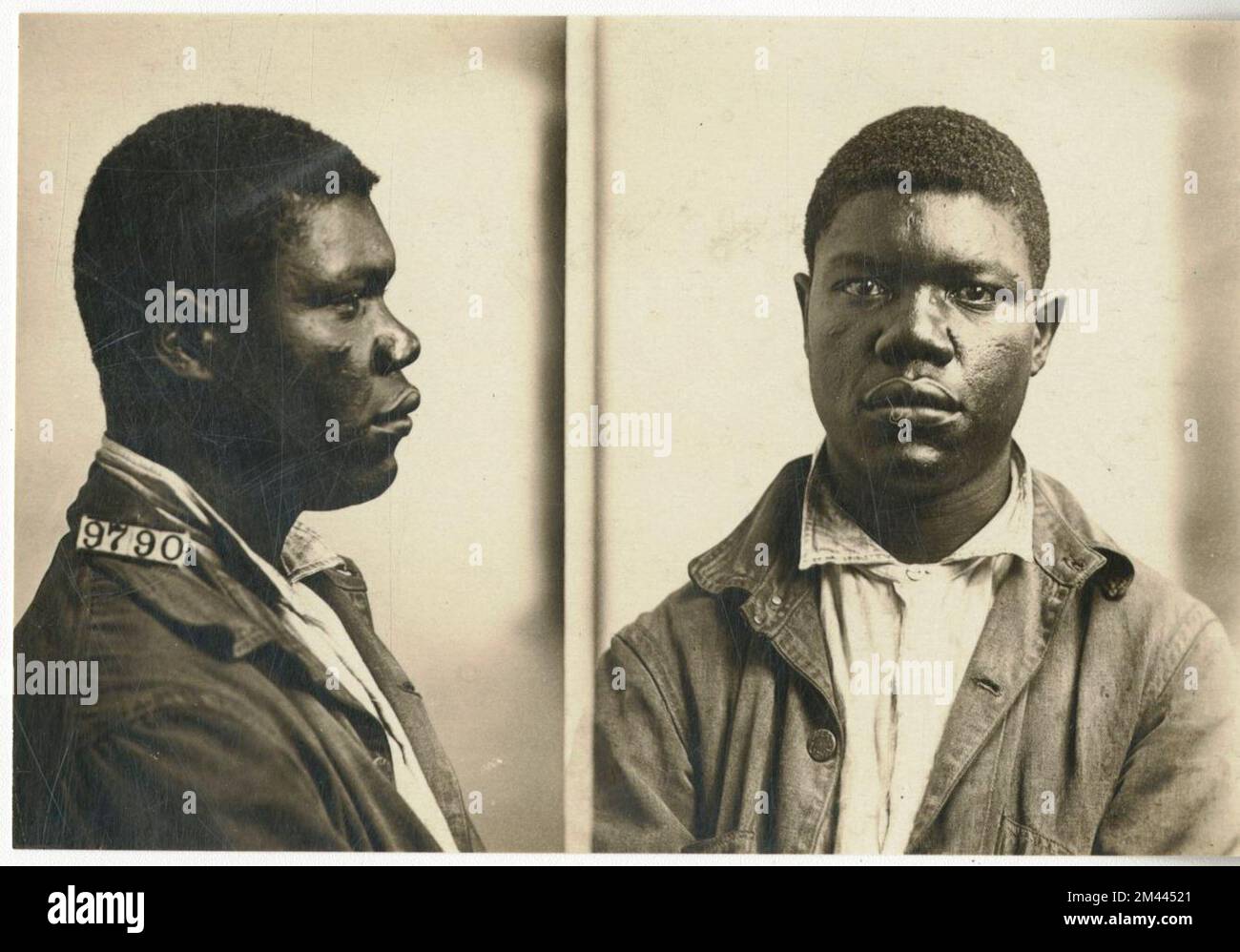 Photograph of John Johnson. Bureau of Prisons, Inmate case files Stock ...