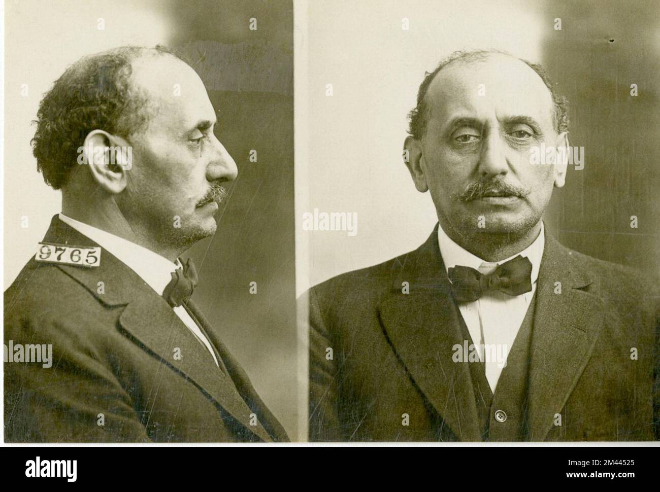 Photograph of Joseph Straus. Bureau of Prisons, Inmate case files Stock ...