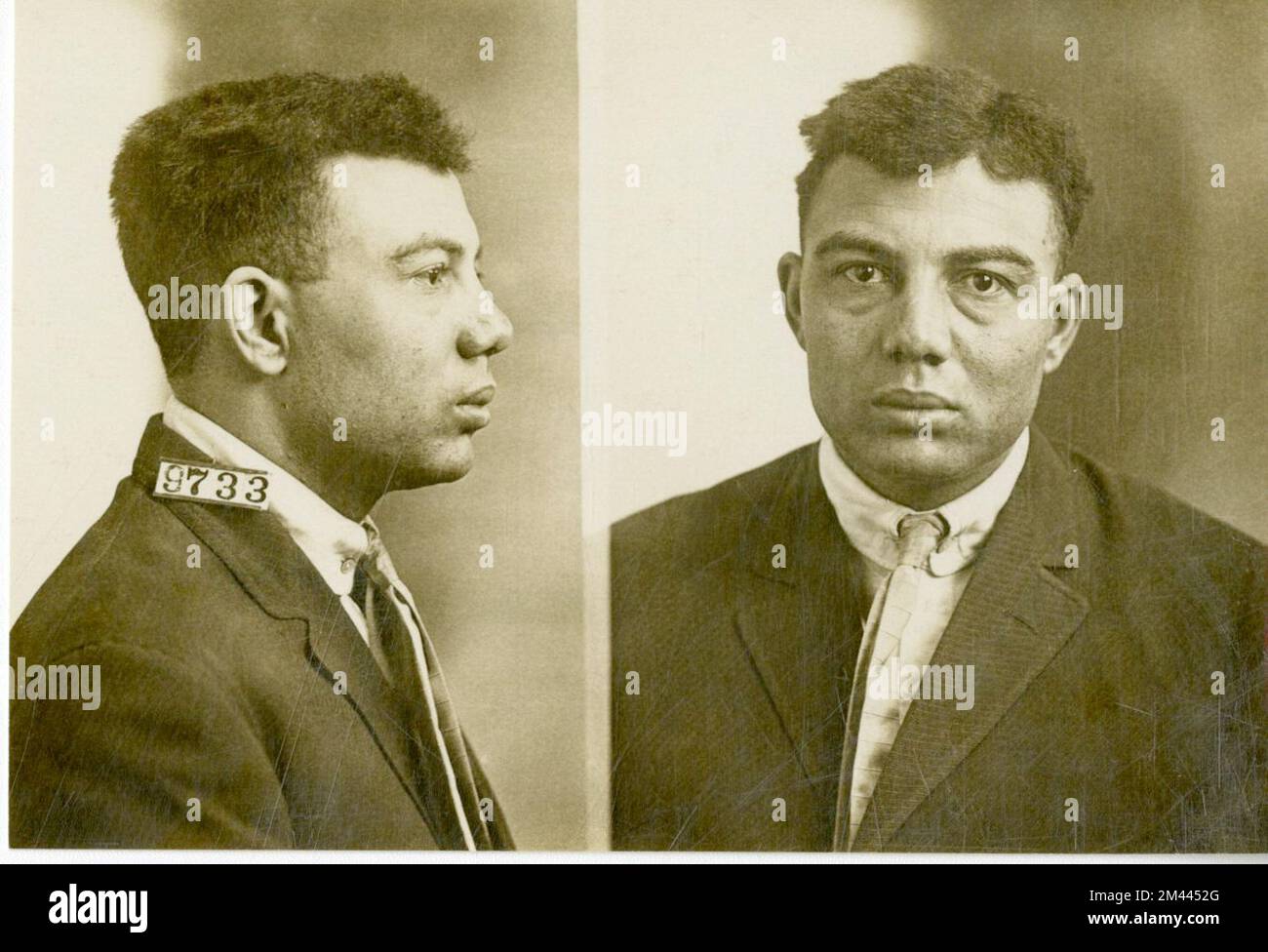 Photograph of Chester Baker. Bureau of Prisons, Inmate case files Stock ...