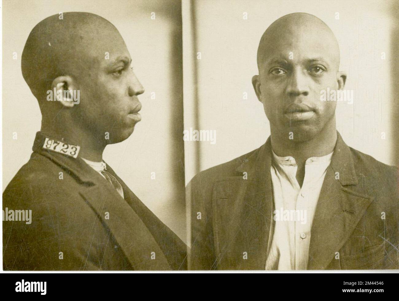 Photograph of Ernest Vinson. Bureau of Prisons, Inmate case files Stock ...
