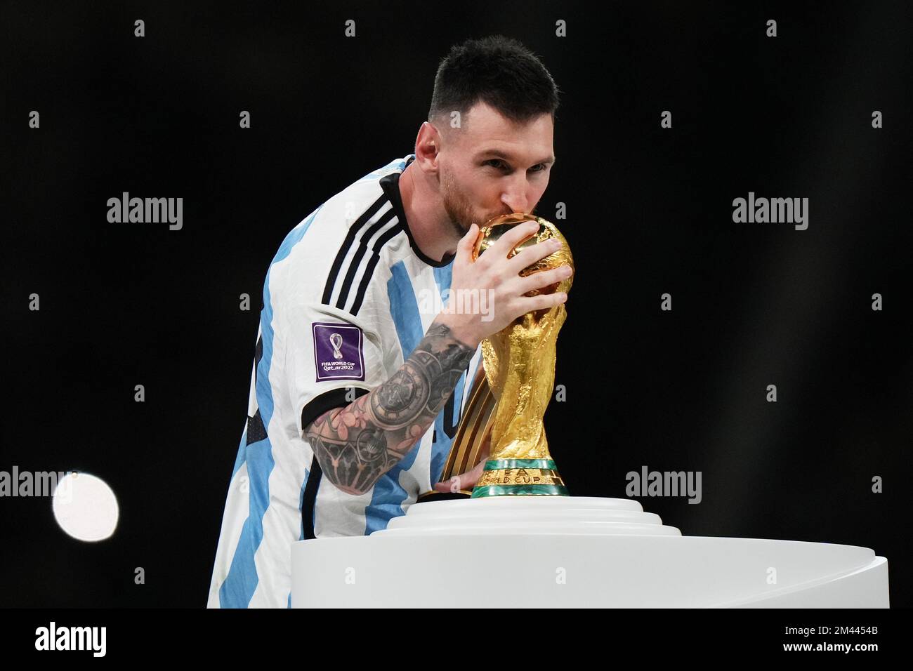 Lionel Messi of Argentina during the FIFA World Cup Qatar 2022 match ...
