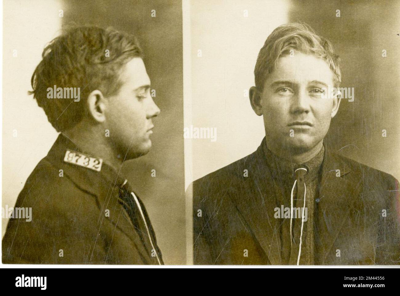 Photograph of Thomas Morgan. Bureau of Prisons, Inmate case files Stock ...