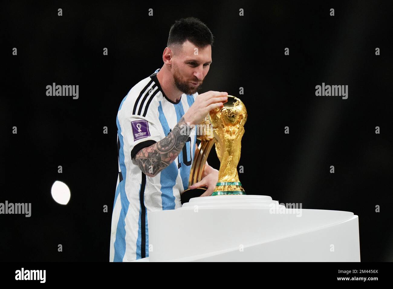Lionel Messi of Argentina during the FIFA World Cup Qatar 2022 match ...