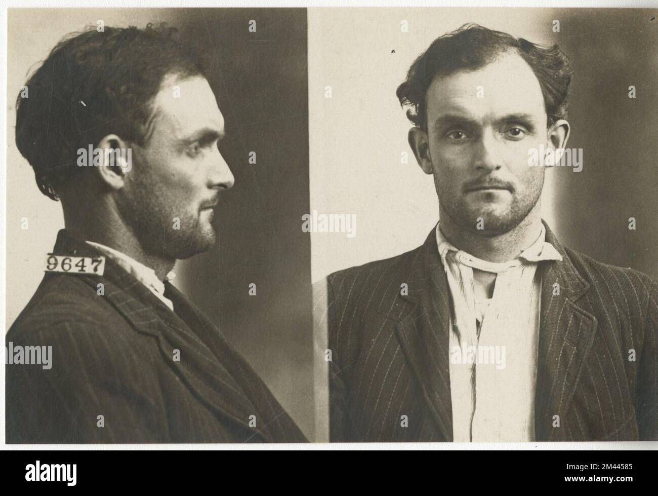 Photograph of Ab Hardy. Bureau of Prisons, Inmate case files Stock ...