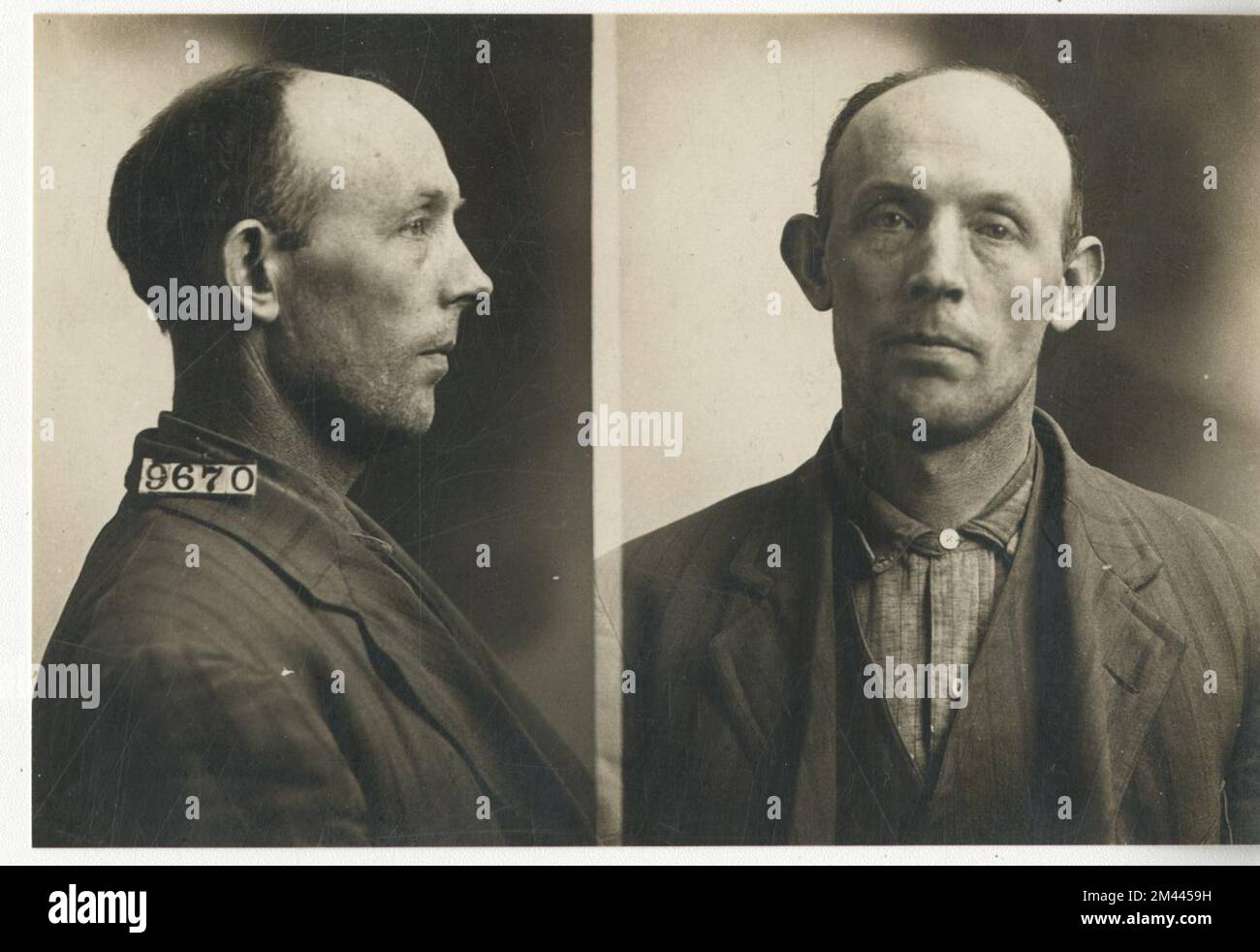 Photograph of John Schultz. Bureau of Prisons, Inmate case files Stock ...