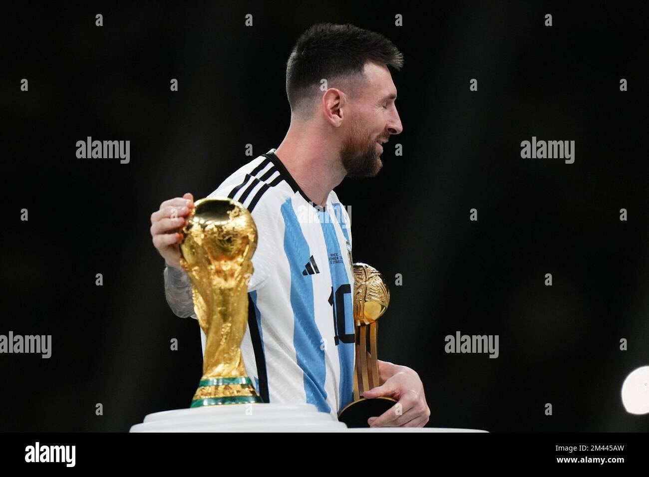 Lionel Messi of Argentina during the FIFA World Cup Qatar 2022 match ...