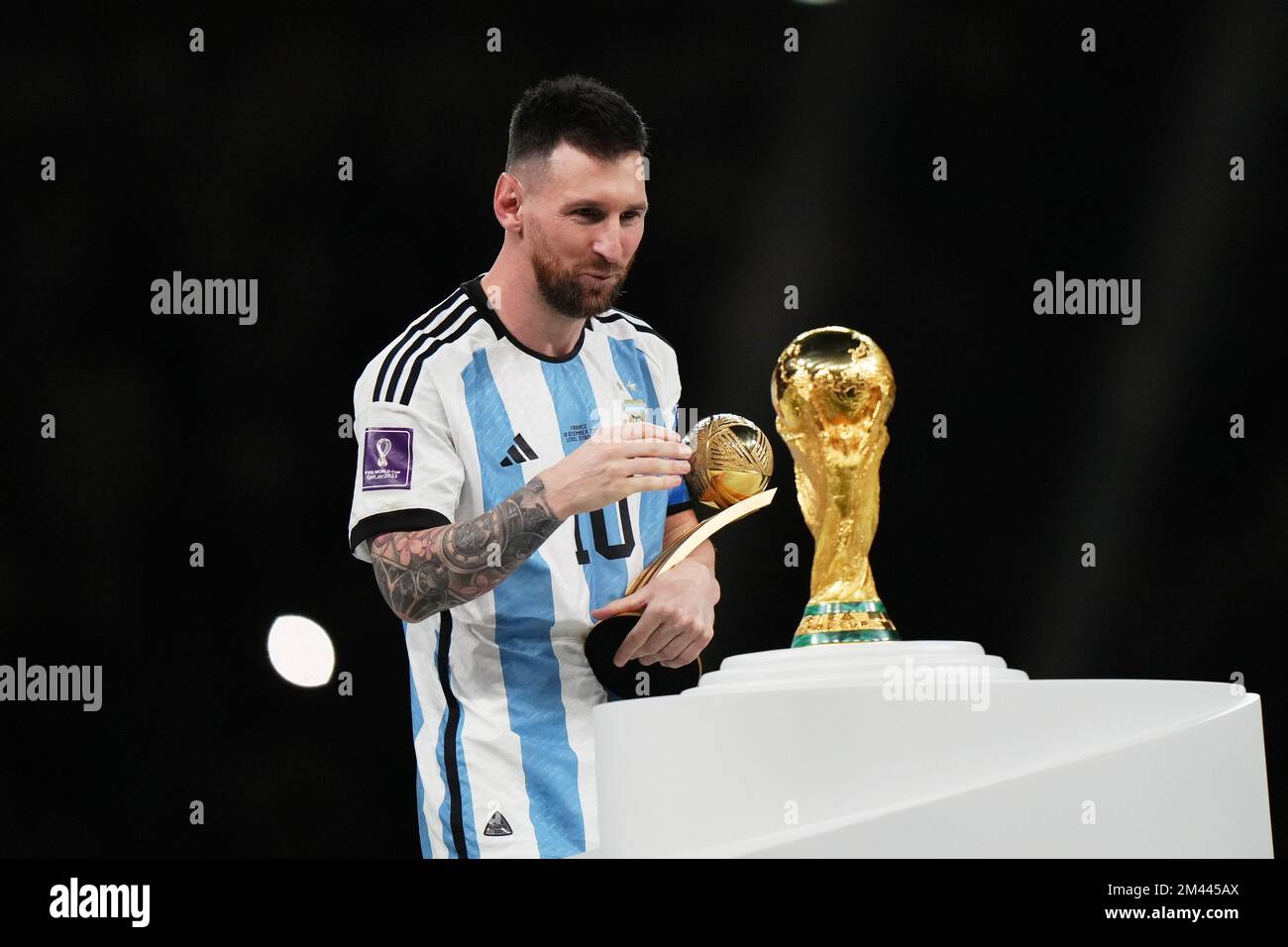 Lionel Messi of Argentina during the FIFA World Cup Qatar 2022 match ...