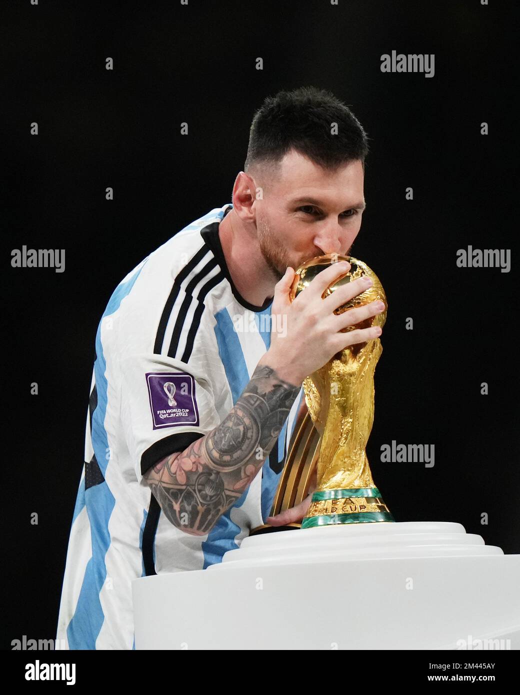 Lionel Messi of Argentina during the FIFA World Cup Qatar 2022 match ...