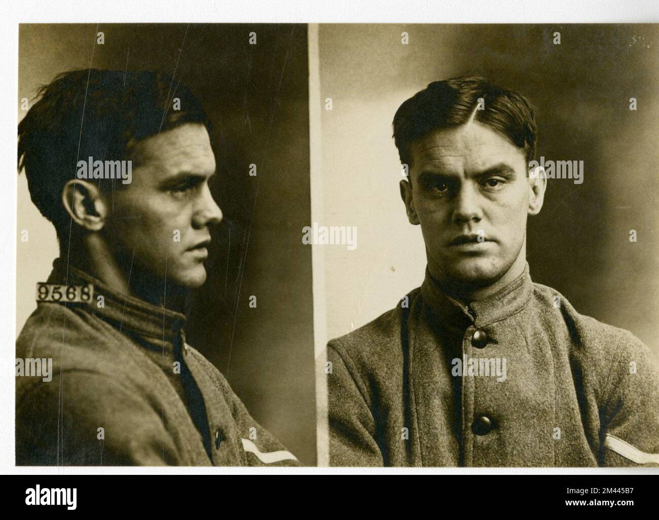 Photograph of Joseph Needham. Bureau of Prisons, Inmate case files Stock Photo - Alamy