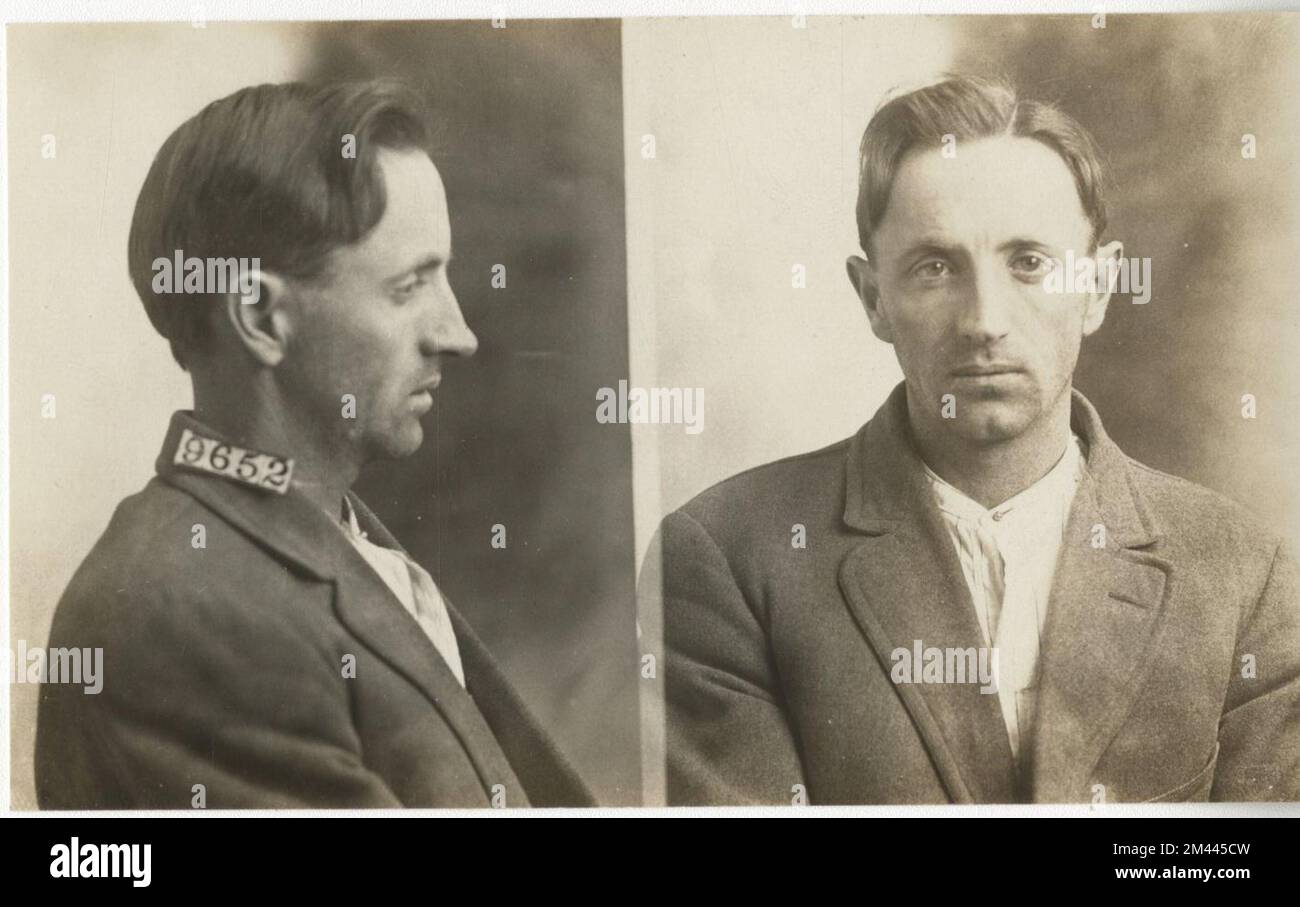 Photograph of Albert Baker. Bureau of Prisons, Inmate case files Stock ...